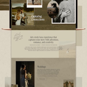 Emilia Wordpress Theme | Feminine Wordpress Theme | Free Elementor Plugin | Photography Theme - Etsy