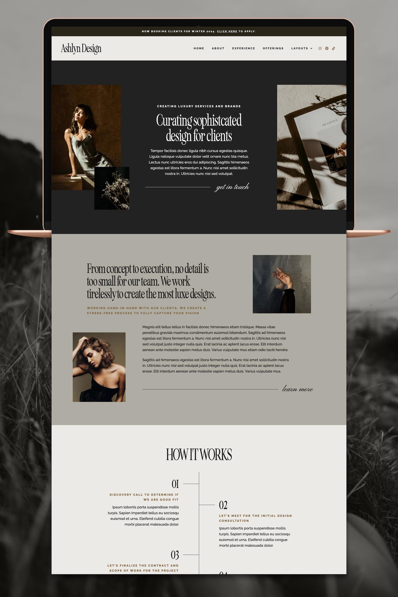 Ashlyn Wordpress Theme | Feminine Wordpress Theme With Free Elementor ...