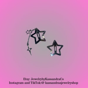 Star Hair Clips - Etsy