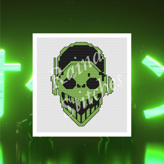 Apex Legend Octane Logo Cross Stitch Pattern. Instant PDF | Etsy