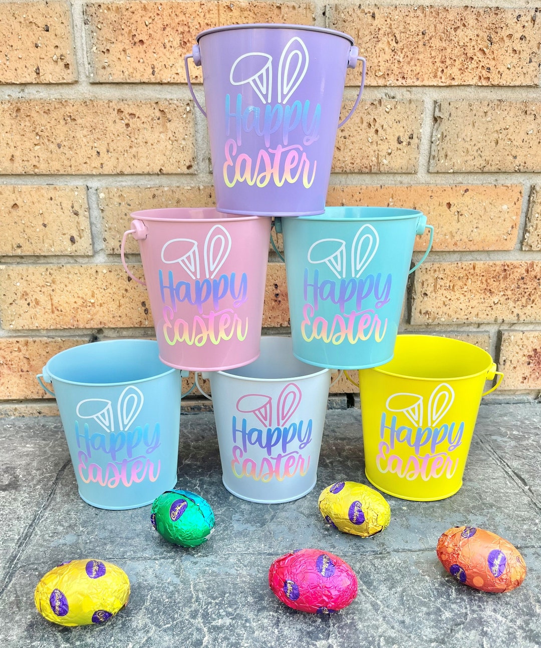 Easter Buckets Easter Gifts Easter Egg Bucket Kids Easter Gifts Easter ...