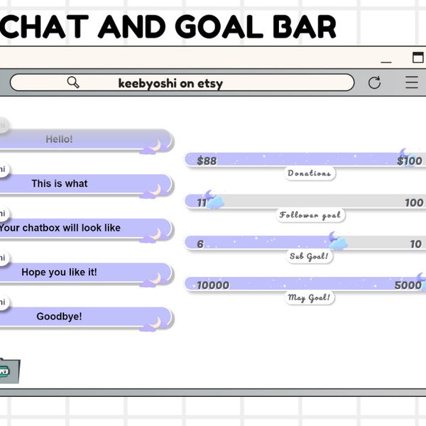 Follower Goal Widget - Etsy