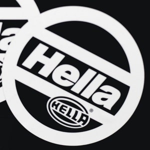 HELLA Rally Car STICKERS 100mm Racing Race Motorsport Decal Graphic ...