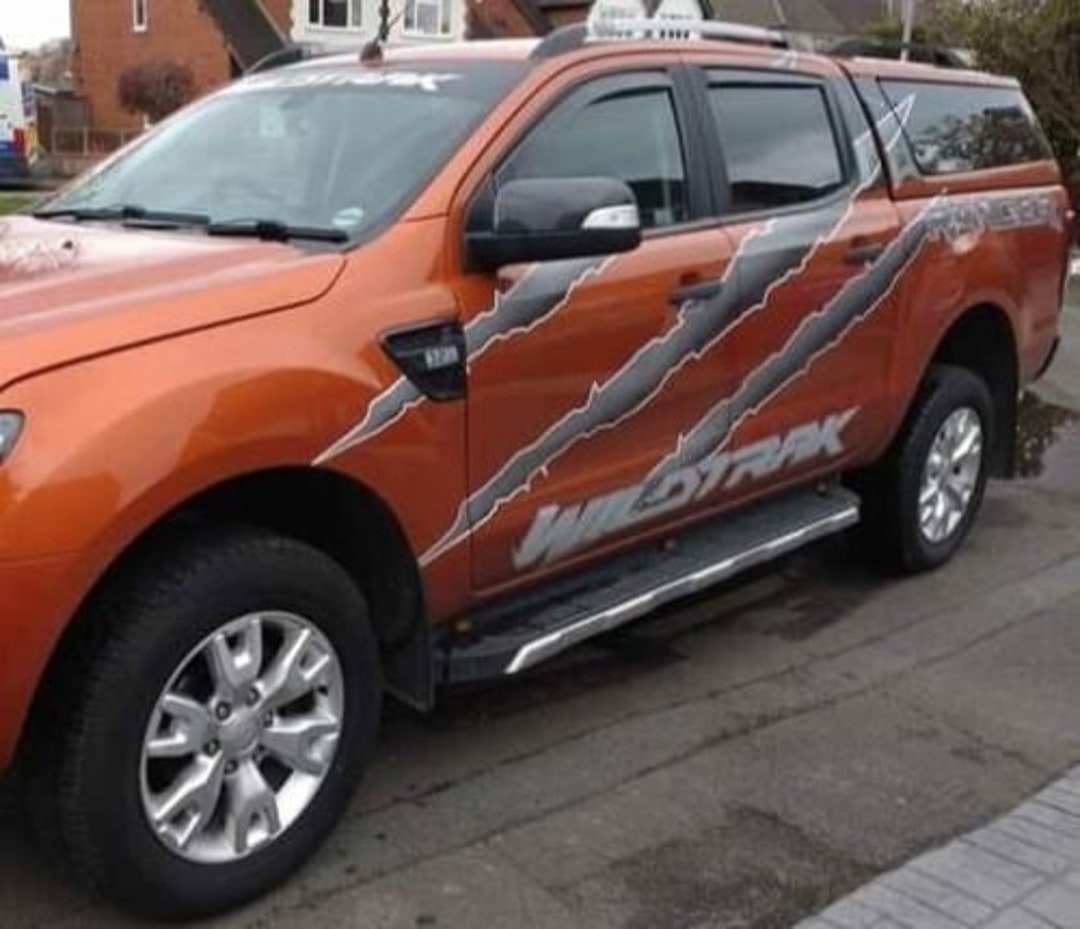 Ford Ranger Raptor Side Stickers Stripes Sticker Decals 4x4 off Road ...