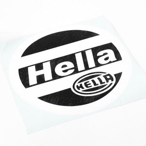 HELLA Rally Car STICKERS 100mm Racing Race Motorsport Decal Graphic ...