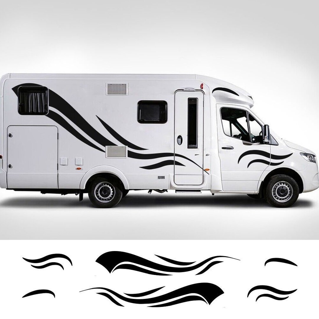 Motorhome Graphics Stickers Decals Camper Van Caravan Horsebox 03 - Etsy