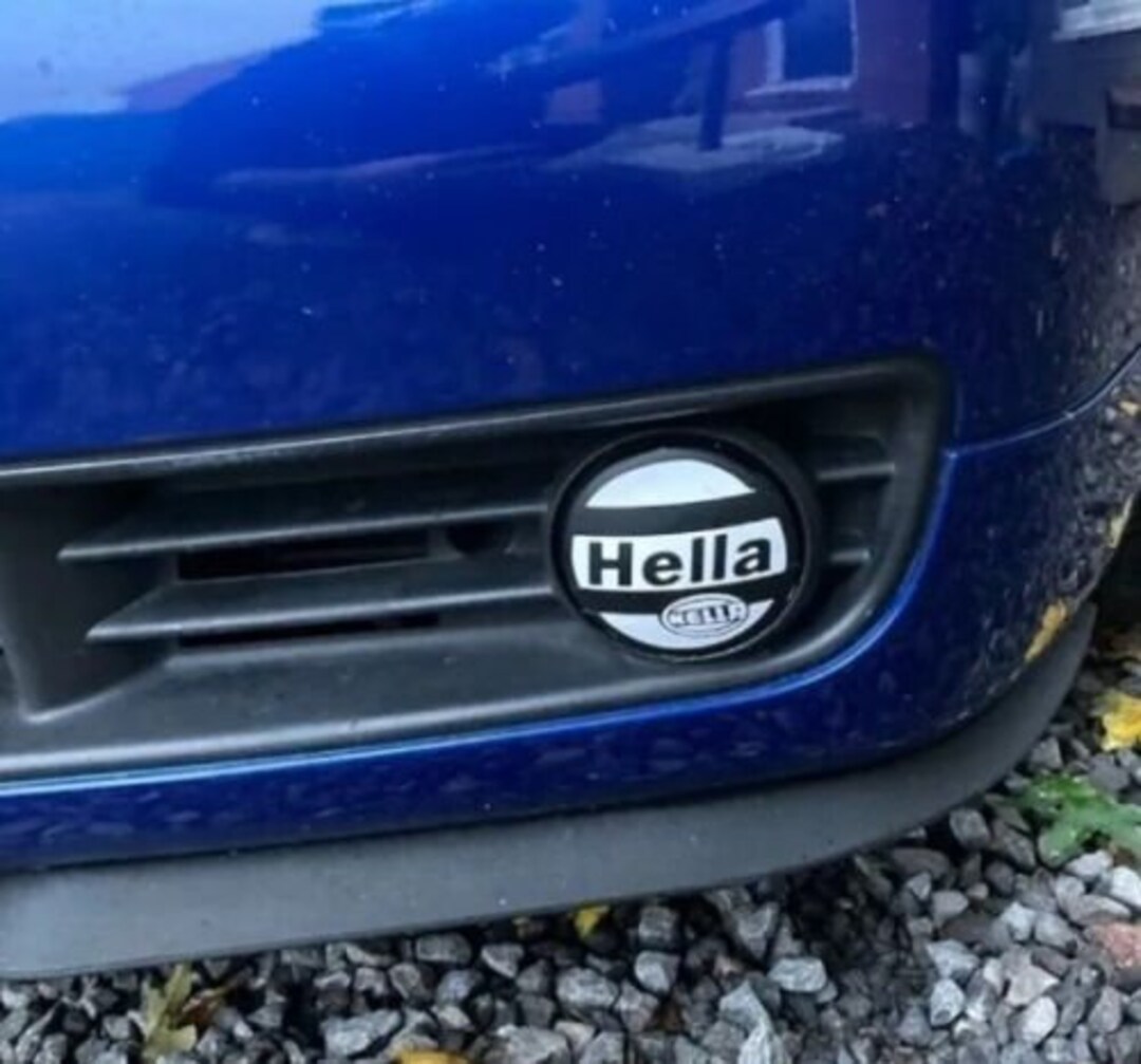 HELLA Rally Car STICKERS Spot Light Headlight Cover - Etsy UK