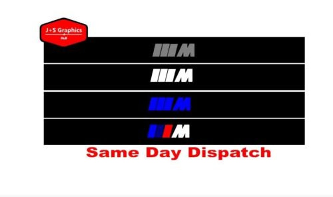 BMW Performance Motorsport Universal Sunstrip Decal UK Seller - Etsy