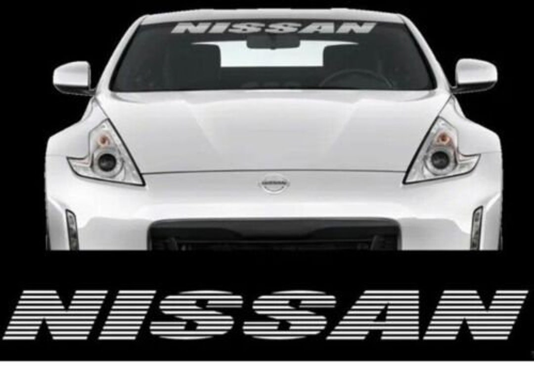 NISSAN Racing Sunstrip JDM Windshield Logo Banner - Etsy