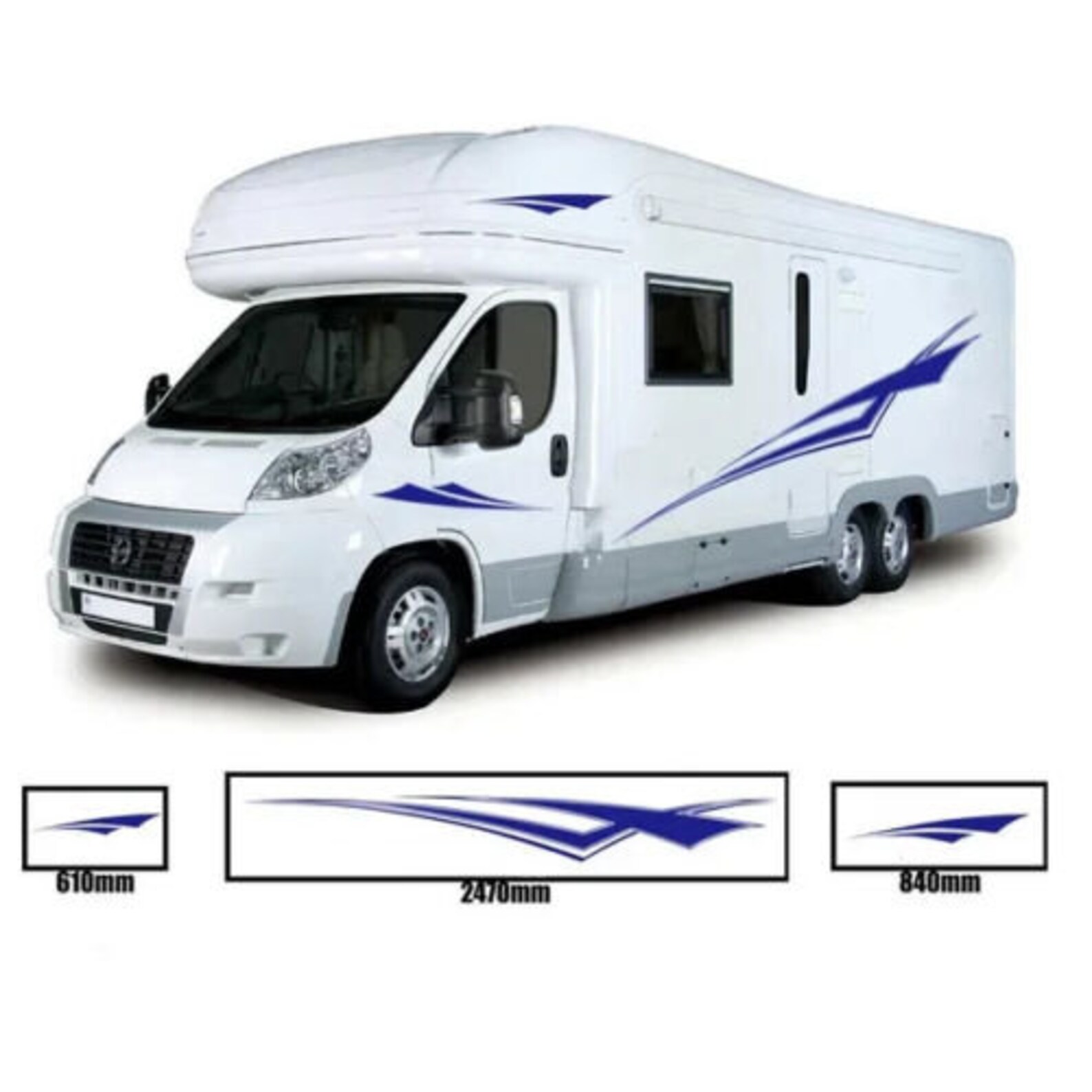 Motorhome Graphics Stickers Decals Camper Van Caravan Horsebox CV2 - Etsy
