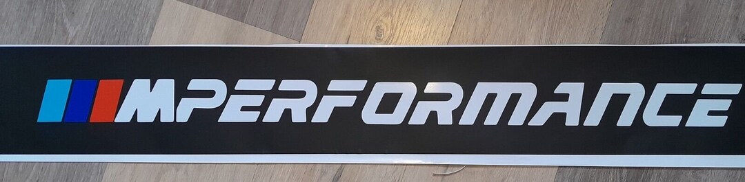 BMW Performance Motorsport Universal Sunstrip Decal UK Seller - Etsy