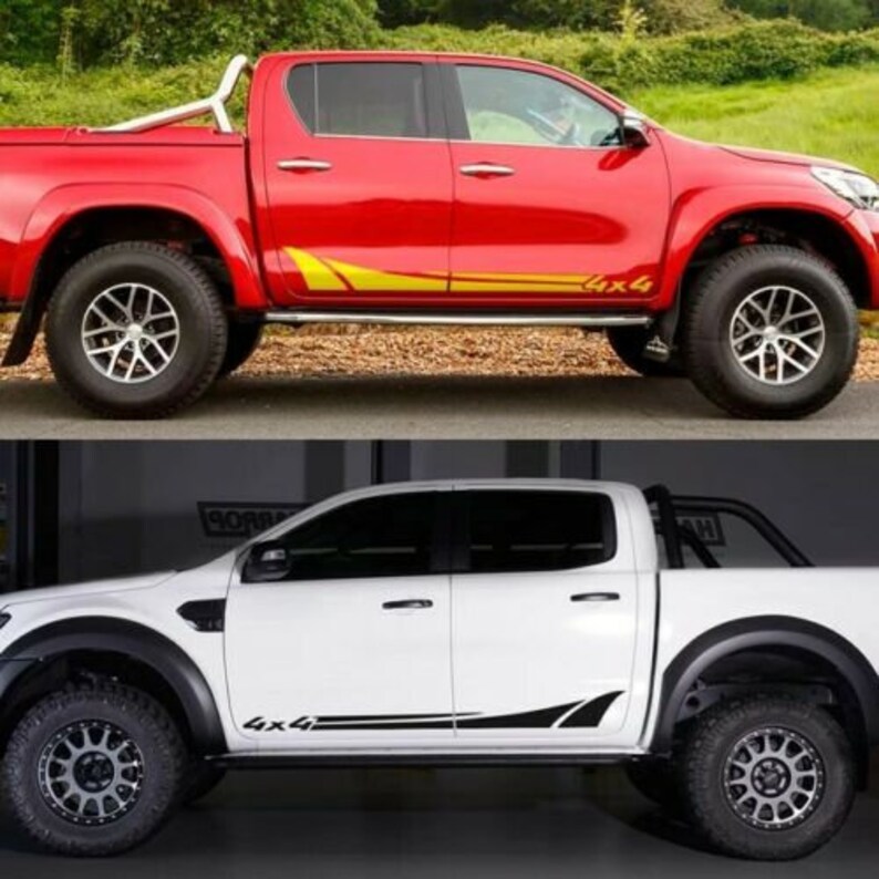 Nissan Navara NP300 L200 Side Skirt Stripe Decal/vinyl Sticker Graphics ...