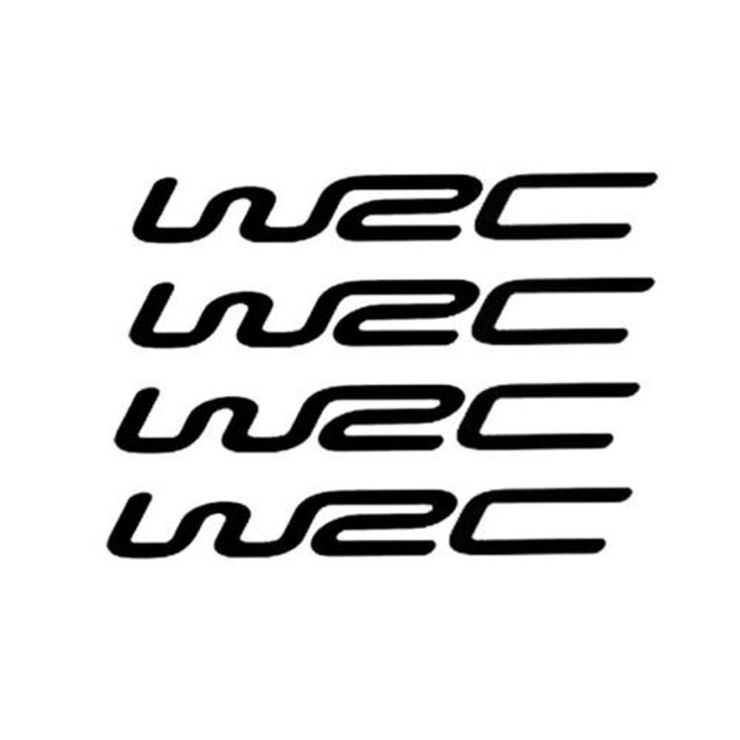 WRC World Rally LOGO Car Vinyl Stickers / Decals Door Sill Bumper ...