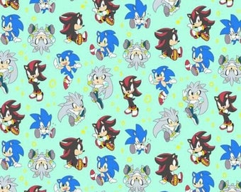 Sonic the Hedgehog Wrapping Paper - Etsy UK