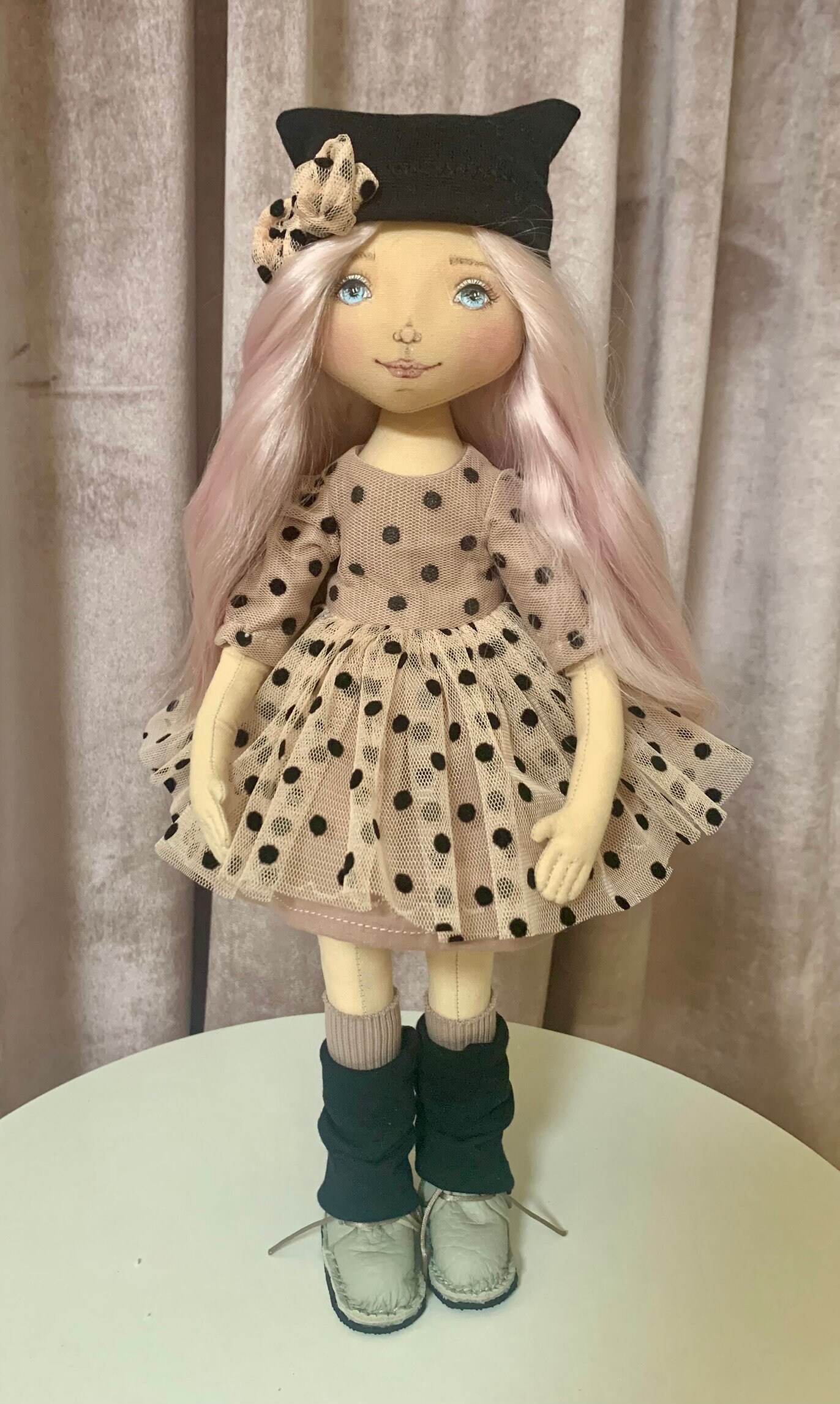 Unique Handmade Doll, Textile Doll, Rag Doll, Art Doll, Doll OOAK, Gift ...