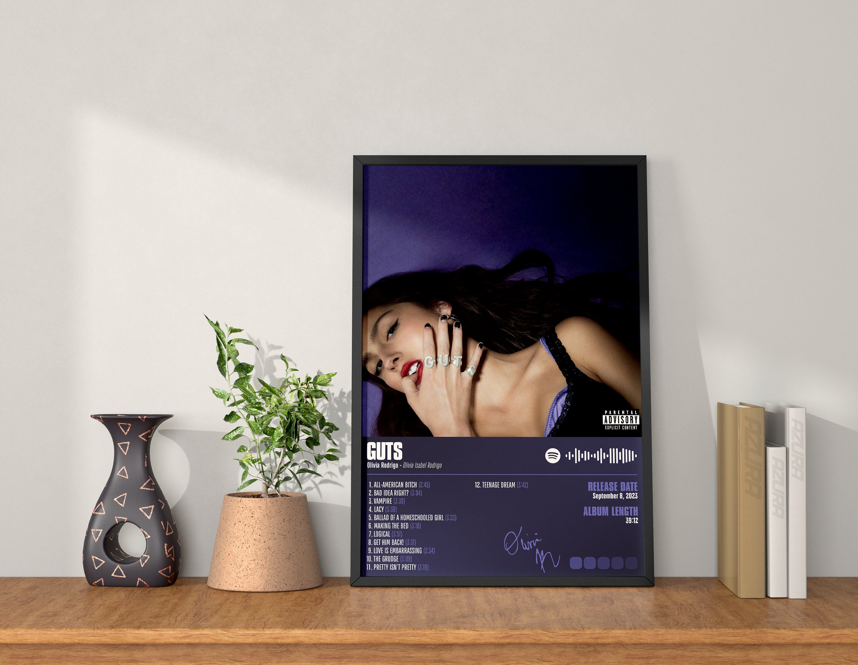 Custom Album Cover, GUTS Olivia Rodrigo Album Poster sold by Begat ...