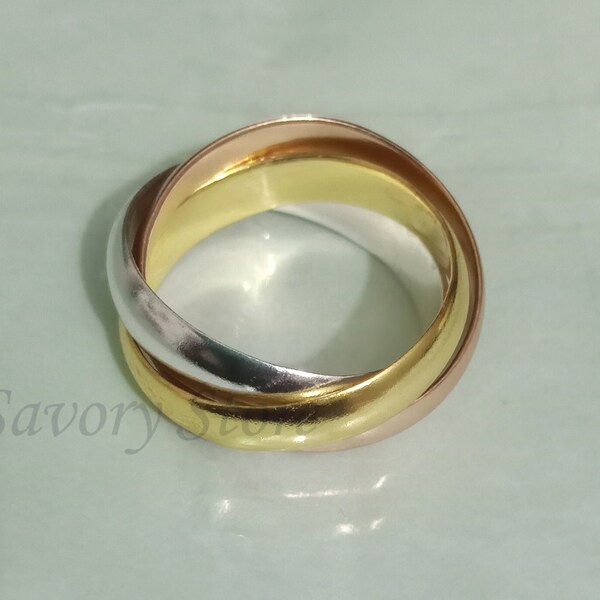 Triple Rolling Ring - Etsy