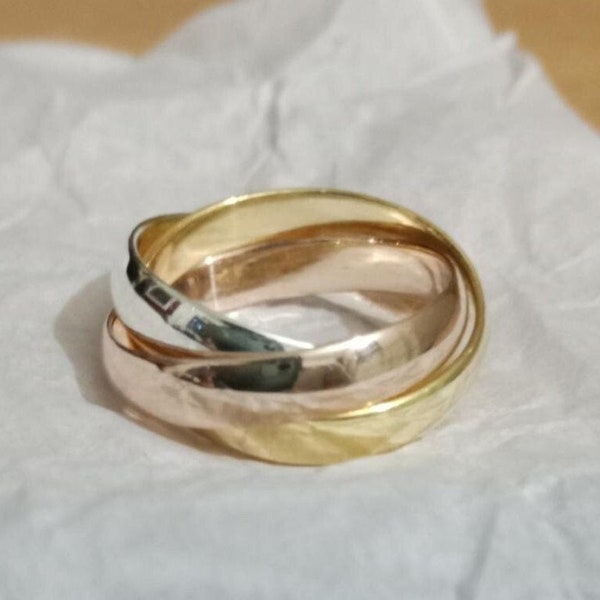 Triple Rolling Ring - Etsy
