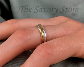 Triplet & Double Rings - Etsy UK