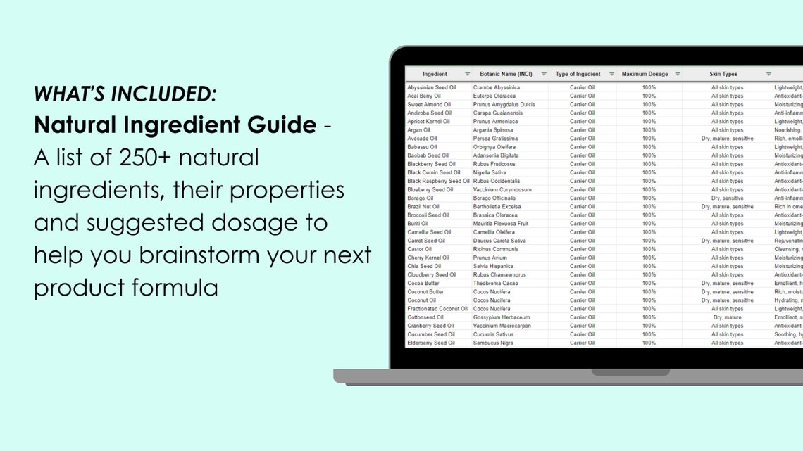 Cosmetic Product Information File PIF Template Legislation ...