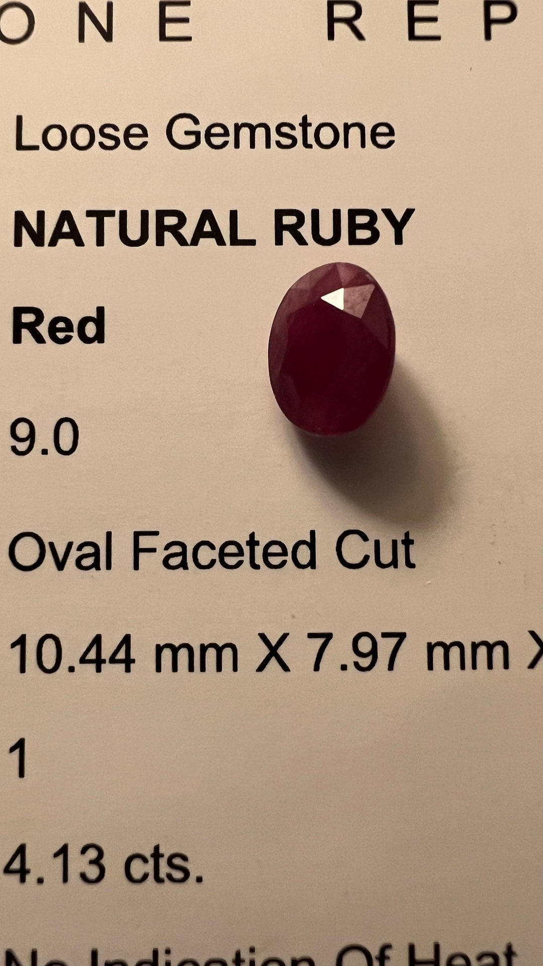 Buy AIG Certified 4.13 Ct. Ruby Online in India - Etsy