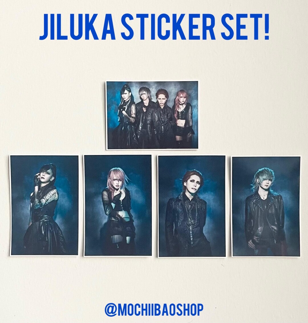 Set of 5 JILUKA Visual Kei, J-rock, V-kei Band Glossy and Waterproof ...