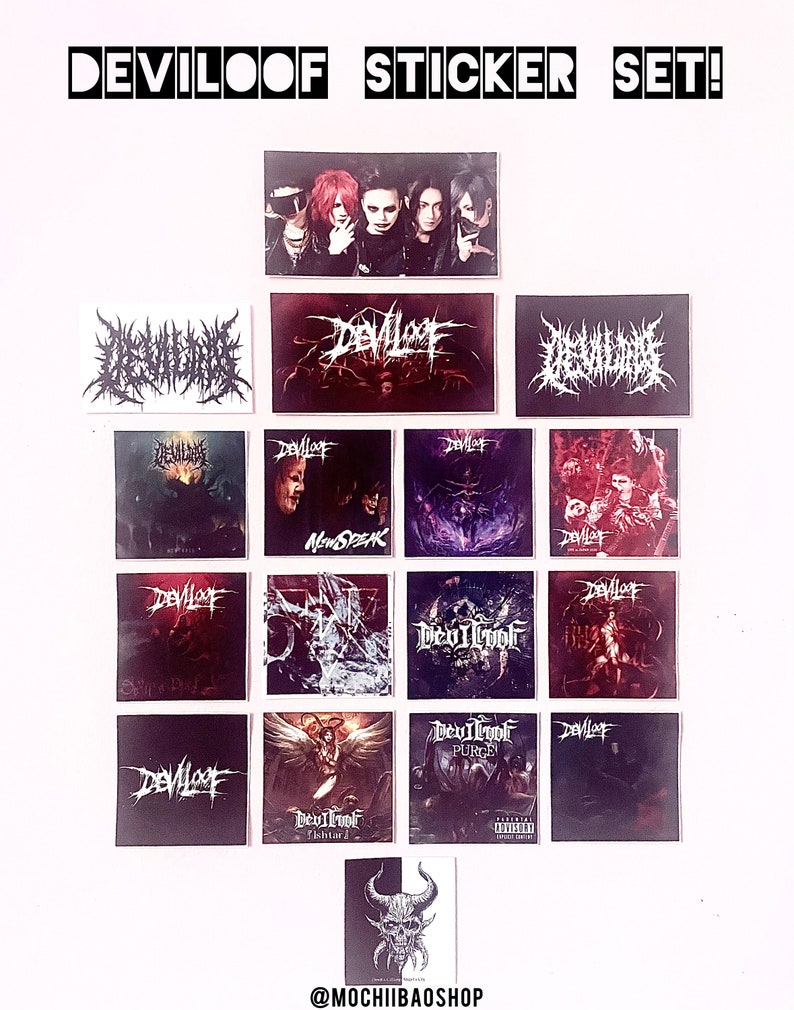 Set of 17 Deviloof Visual Kei Album, J-rock, V-kei Band Glossy and ...