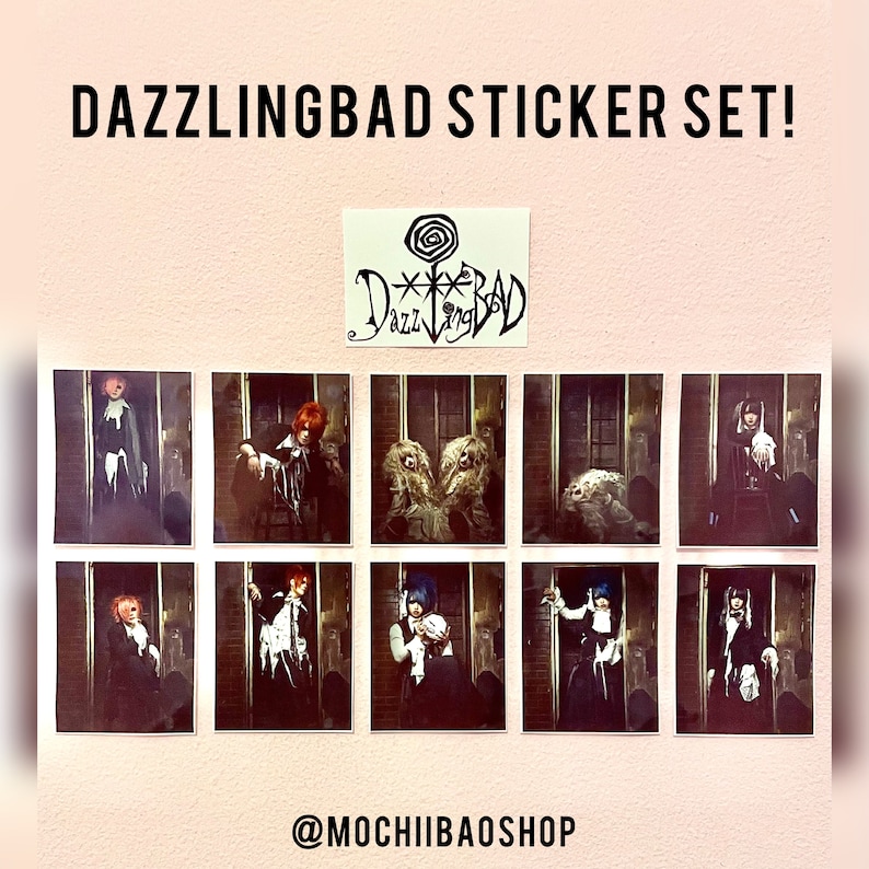Set of 11 Dazzlingbad Visual Kei V-kei J-rock Band Glossy - Etsy