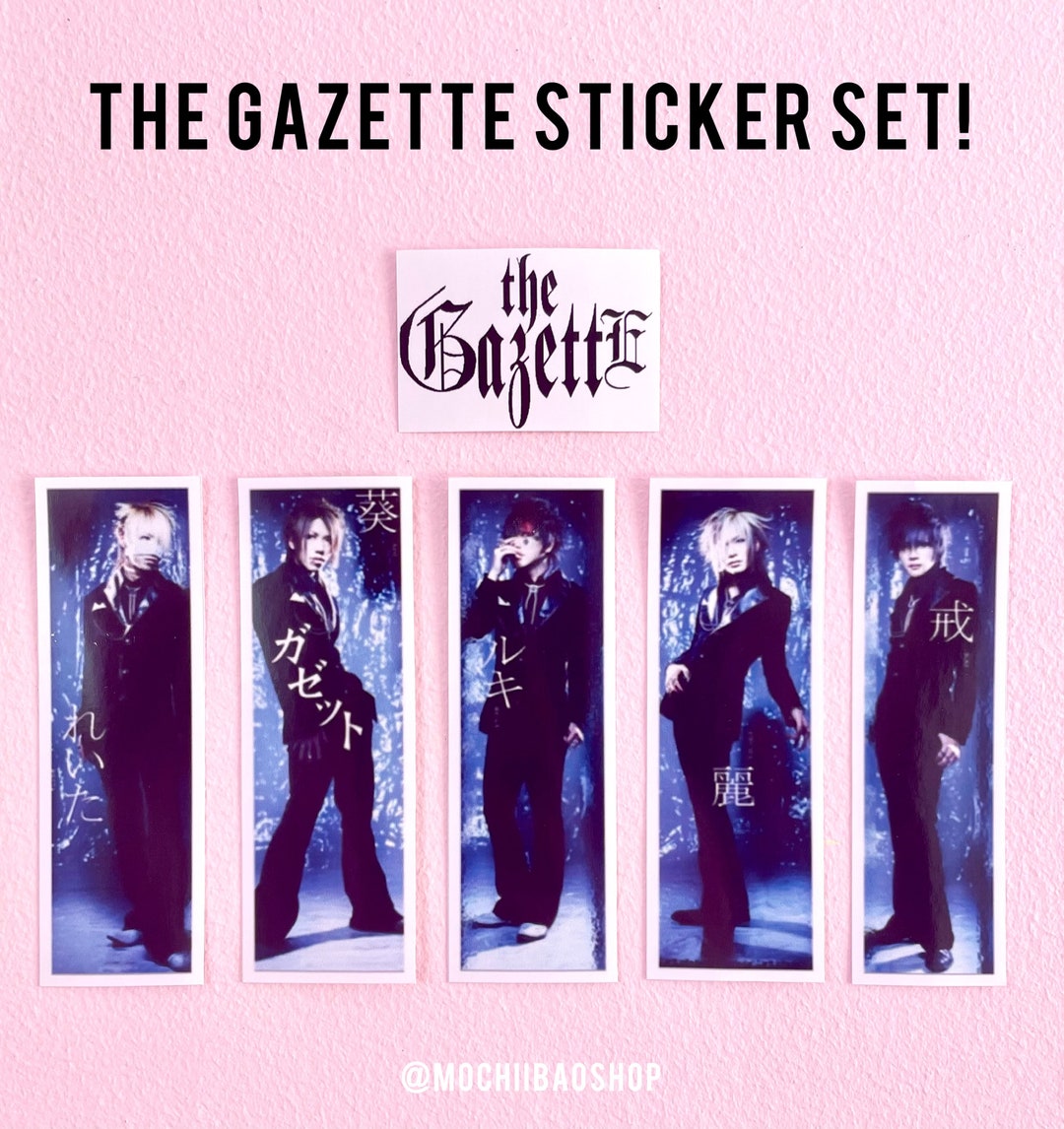 A Set of 6 the Gazette Visual Kei, V-kei, J-rock Band Glossy and ...