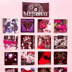 MEJIBRAY Visual Kei Album Cover Sticker Bundle of 26 Glossy and ...