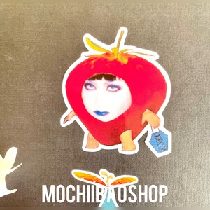 Set of 3 Large Strawberry Mana Sama Visual Kei Glossy and Waterproof ...