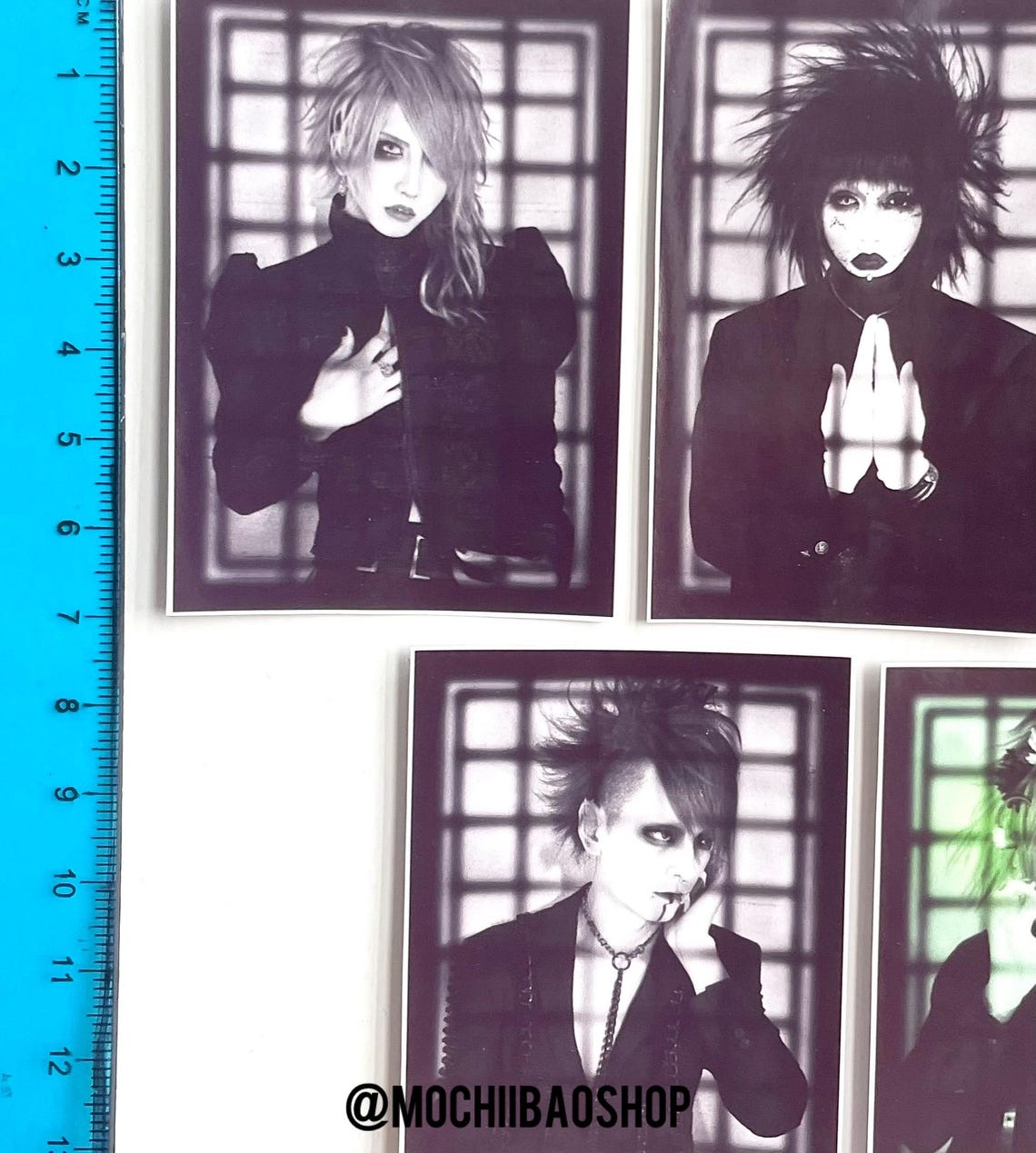Set of 5 Gulugulu Visual Kei, J-rock, V-kei Band Glossy and Waterproof ...