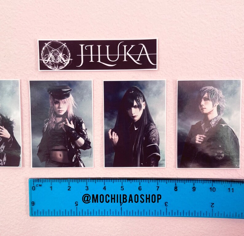 Set of 5 JILUKA Visual Kei, J-rock, V-kei Band Glossy and Waterproof ...