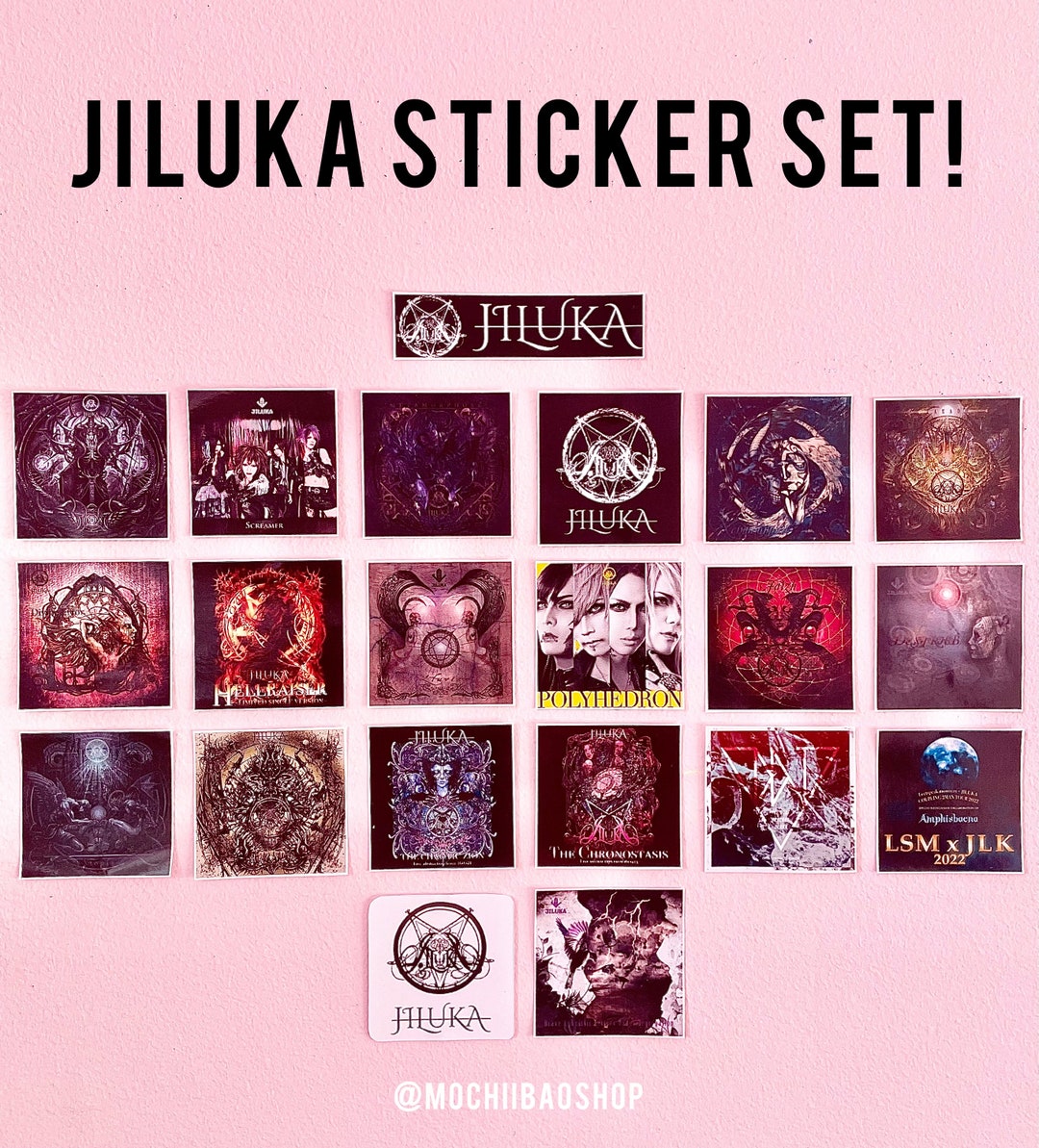 JILUKA Visual Kei, Vkei, J-rock Band Glossy and Waterproof Album and ...