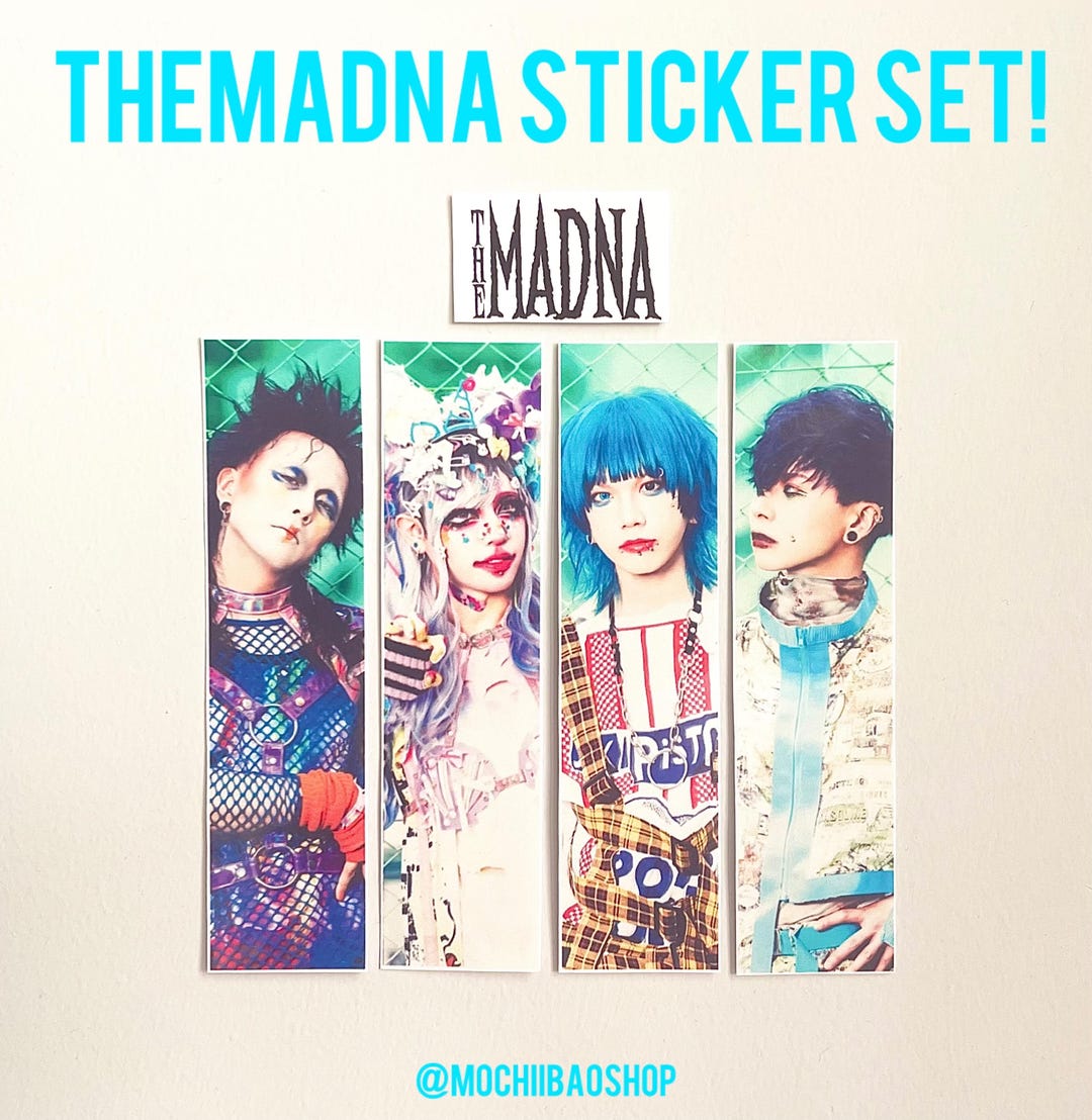 Set of 5 Themadna Visual Kei, J-rock, V-kei Band Glossy and Waterproof ...