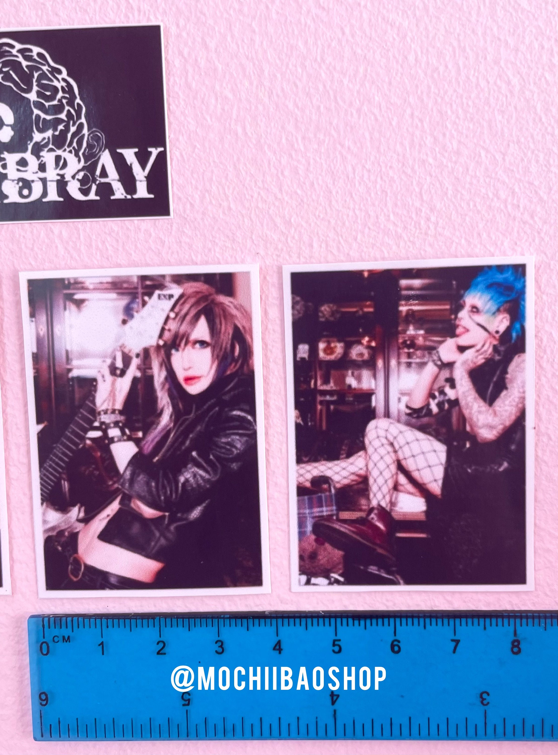 Set of 5 MEJIBRAY Visual Kei, V-kei, J-rock Band Glossy and Waterproof Sticker Set - Etsy