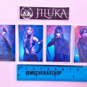 JILUKA Visual Kei, V-kei, J-rock Band Glossy and Waterproof Sticker Set of 5! - Etsy UK