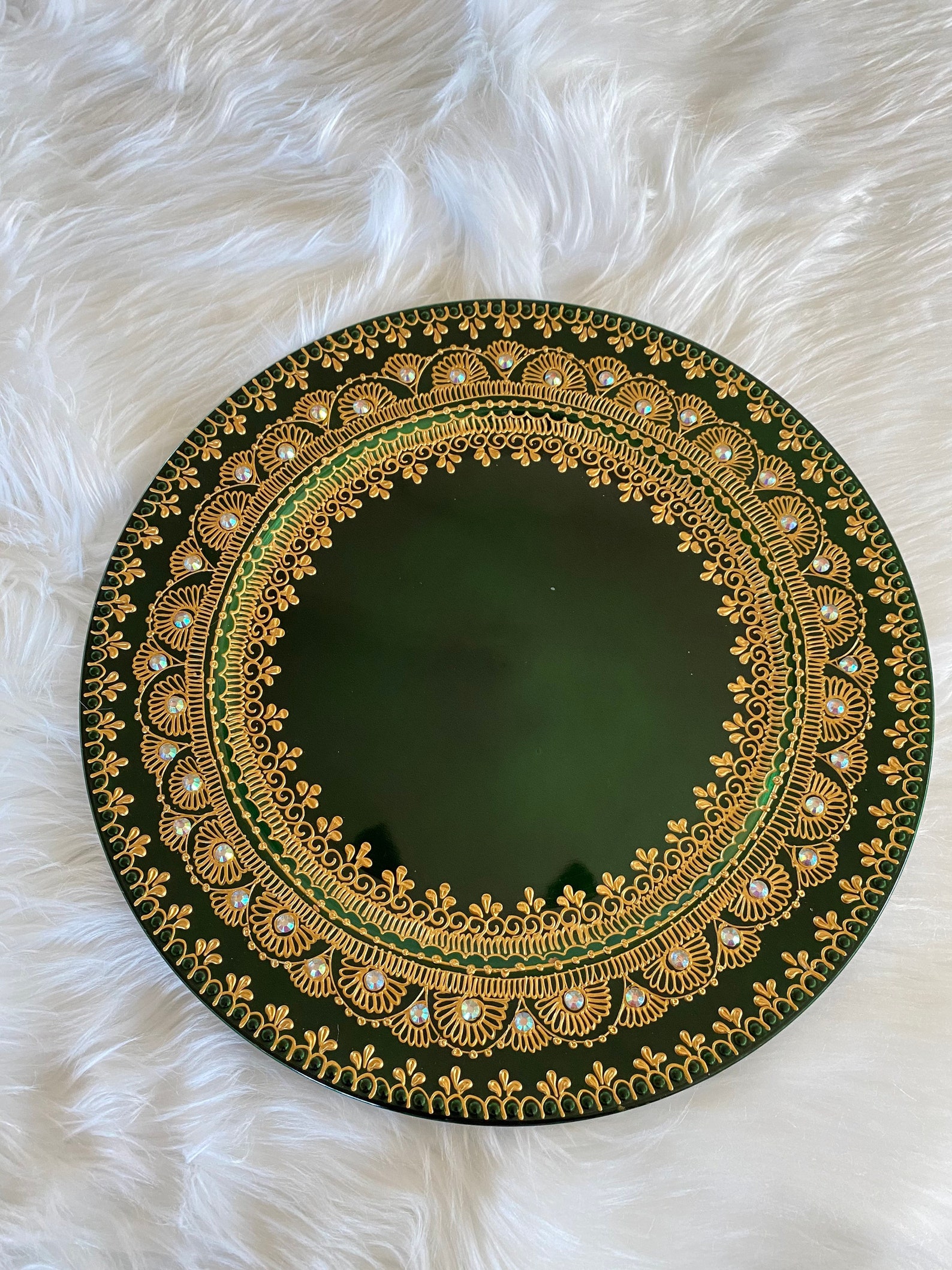 Henna Charger Plate more Colors Available - Etsy