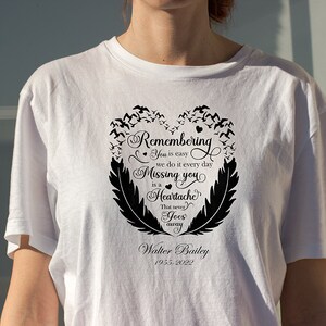 Memorial Quotes Feather Svg, Memorial Svg, in Loving Memory Svg, Flying ...