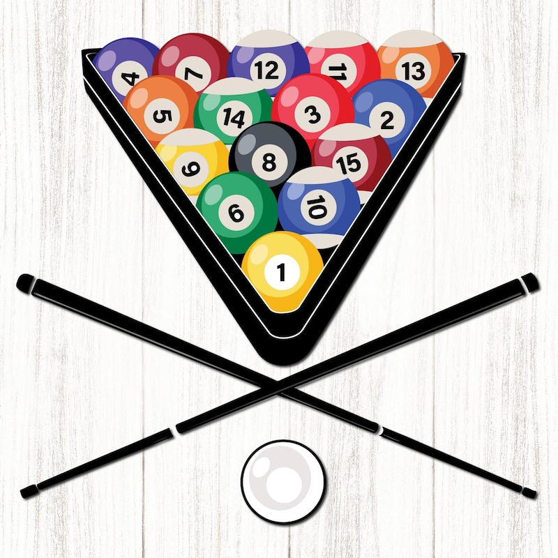 Billiards Svg - Etsy