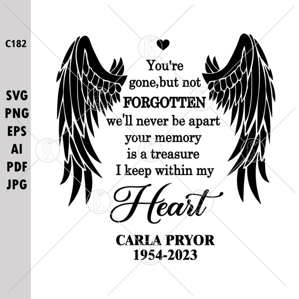 Gone but Not Forgotten - Etsy