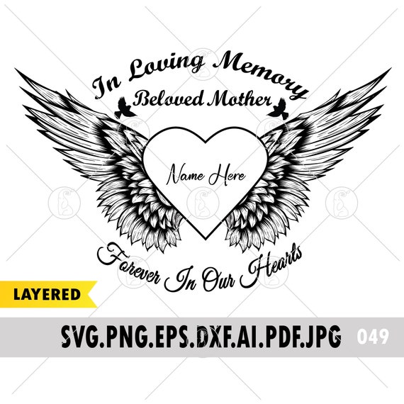 In Loving Memory Tattoos Angel Wings