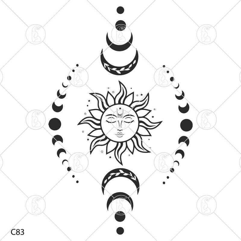 Sun and Moon Svg - Etsy