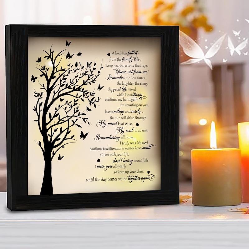 Memorial tree gift a limb has fallen - Etsy.de