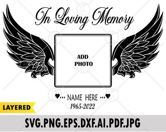 In Loving Memory Svg - Etsy