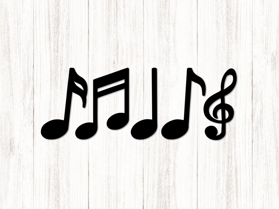 Music Notes SVG, Musical Notes Clipart, Cricut, Instant Download, Png ...