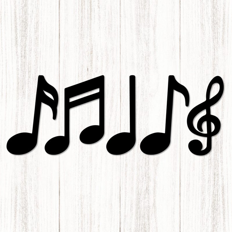 Music Notes Svg - Etsy