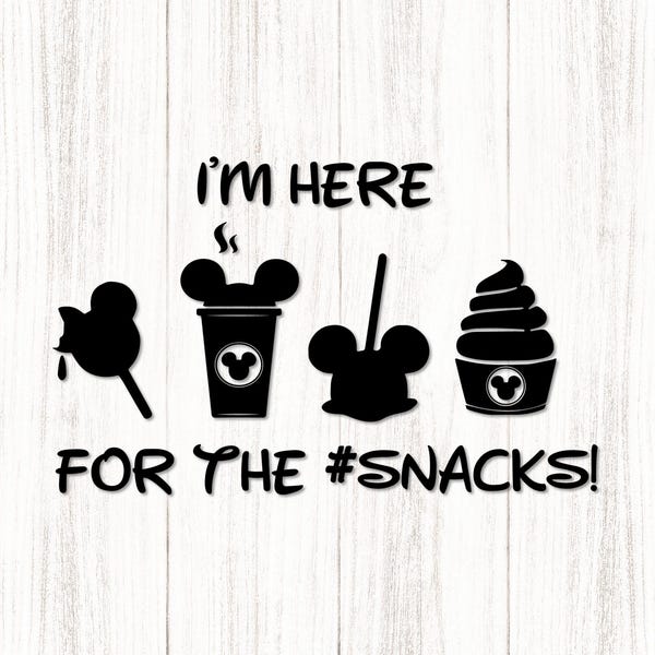 Mickey Snacks Svg - Etsy