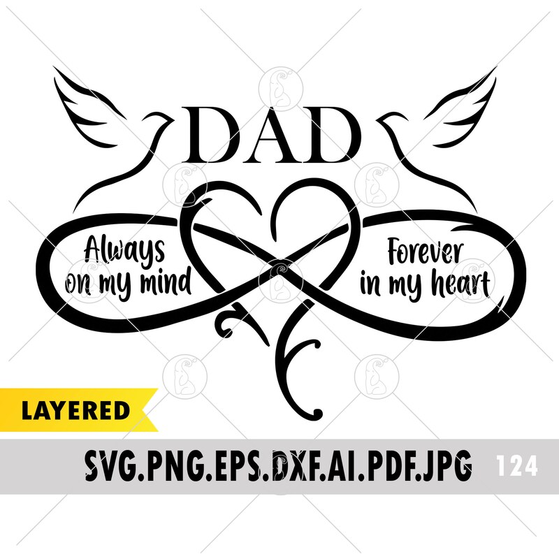 Dad Memorial Svg - Etsy