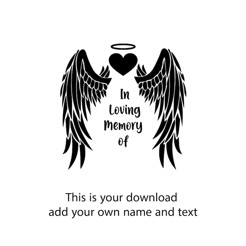 In Loving Memory Svg in Loving Memory Png Memorial Svg in - Etsy